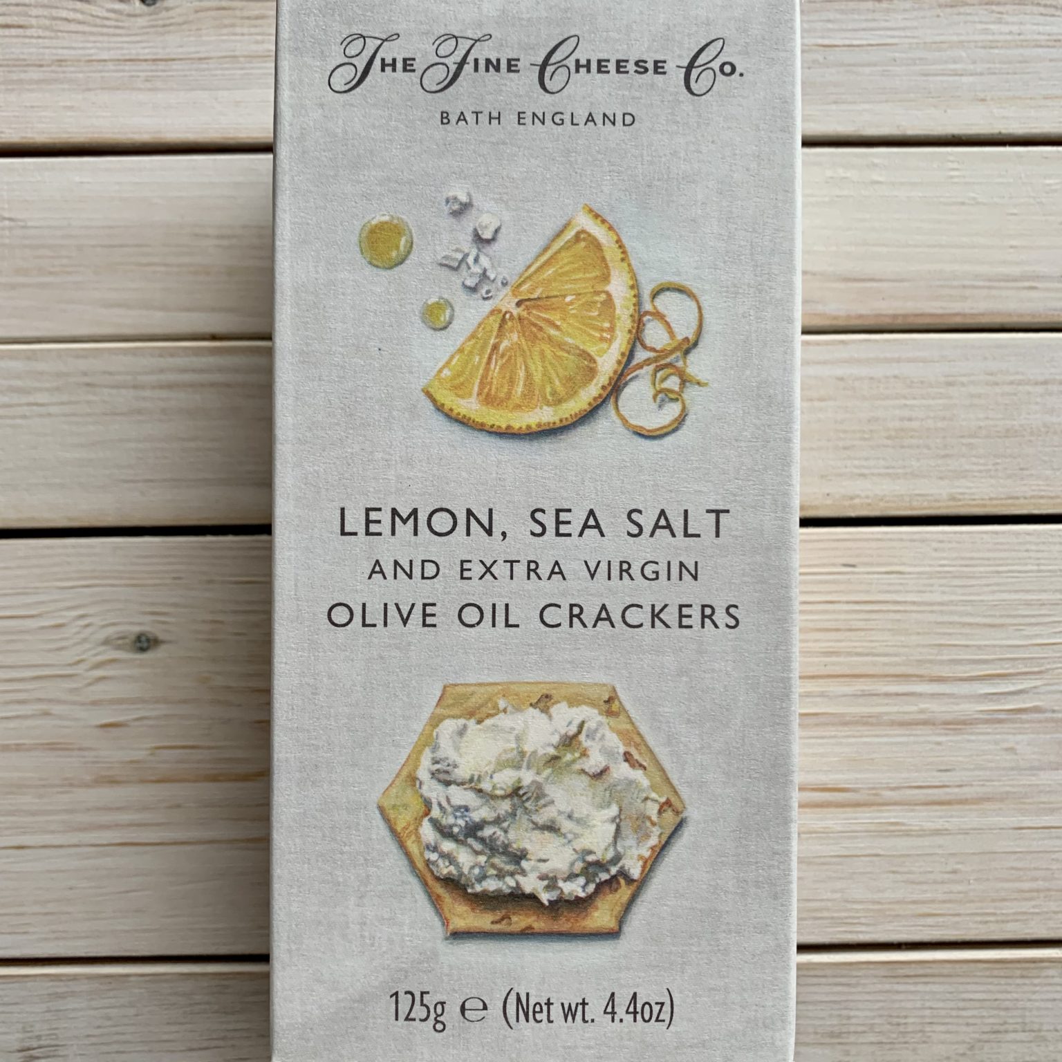 FC Lemon, Sea Salt & EVOO Crackers 125g | Johns of Instow : Johns of Instow